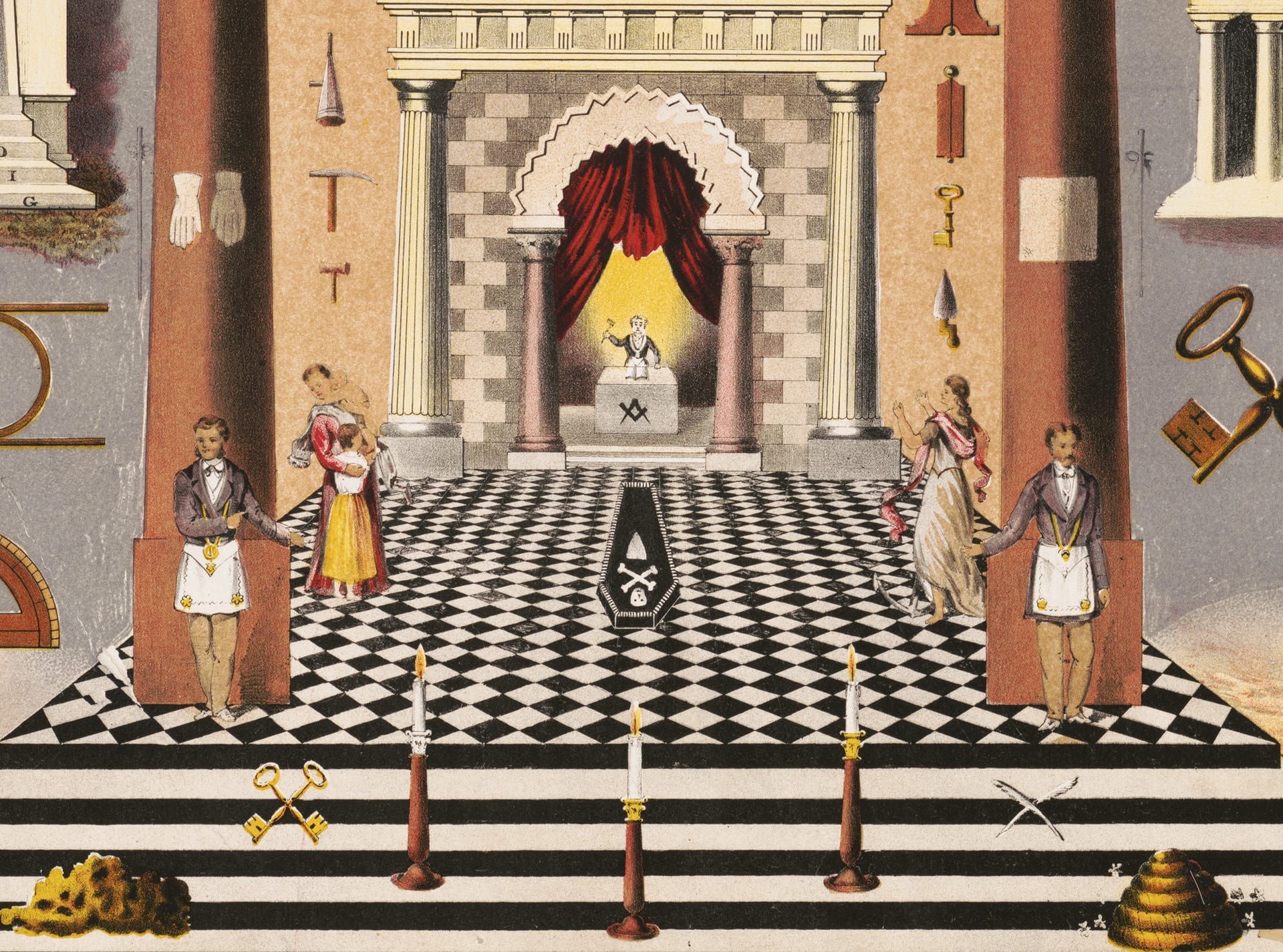 The Checkered Pattern On The Floor Tria Prima